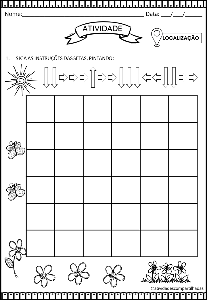 Atividade Direita E Esquerda Loja Atividades Compartilhadas Por